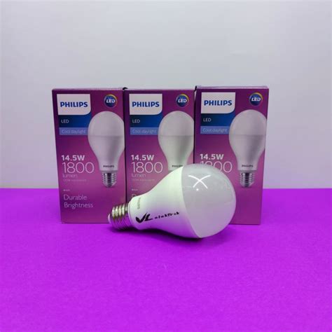 Jual LAMPU PHILIPS 14 5 WATT PUTIH LED Bulb My Care 14 5 W Shopee