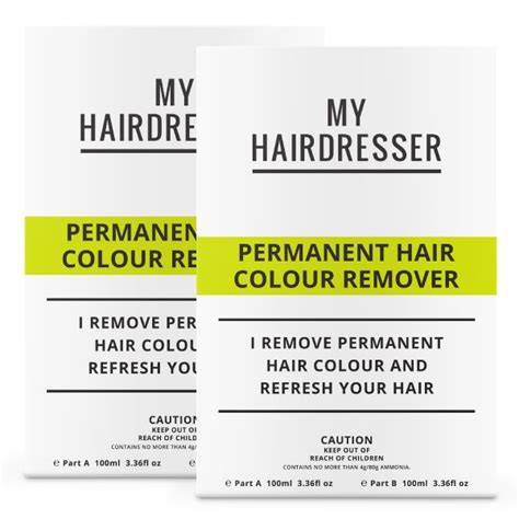 Colour Remover — My Hairdresser Permanent Hair Colour Remover My