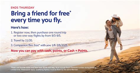 Southwest Airlines Brings Back Its Limited Time Companion Pass Promotion