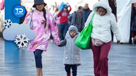 Clima CdMx hoy 29 de diciembre temperatura mínima Telediario México