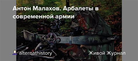 Антон Малахов Арбалеты в современной армии Alternathistory — Livejournal
