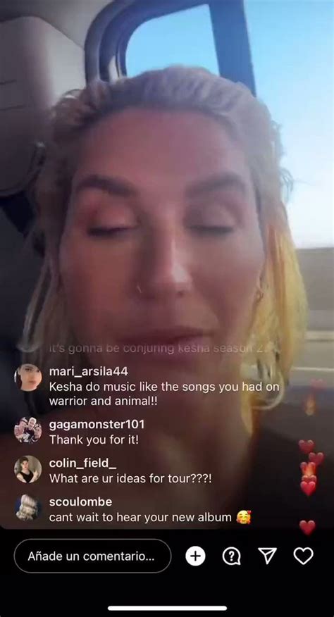 POꓤꓕⱯꓶ KƎSHⱯ on Twitter Em live no Instagram Kesha afirmou que é muito fã da Rosalía Eu