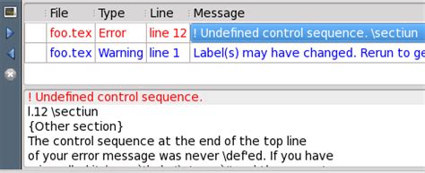 Texmaker How To Increase Relevant Verbosity Of Compilation Errors