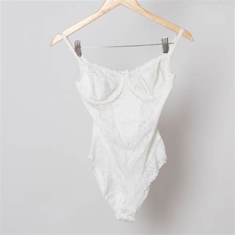 See Through White Bodysuit Etsy