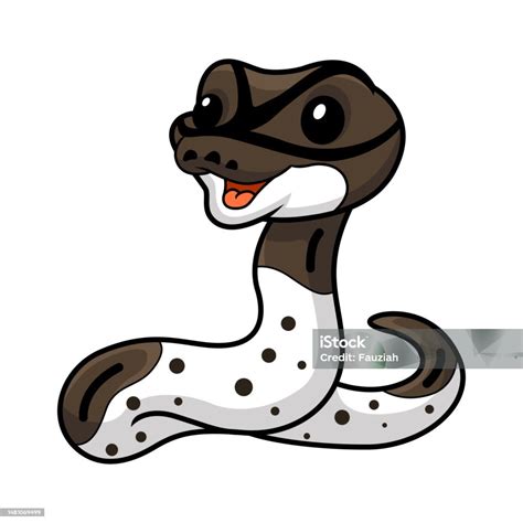 Kartun Python Bola Pied Oreo Lucu Ilustrasi Stok Unduh Gambar Sekarang Alam Albinisme