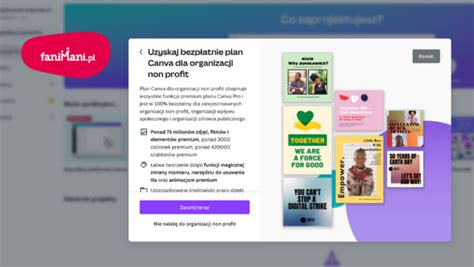 Jak uzyskać bezpłatną licencję Canva Pro dla organizacji Blog FaniMani pl