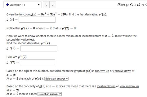 Solved Given The Function G X X X X Find The First Chegg