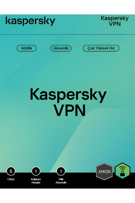 Kaspersky Vpn Secure Connection 2025 5 Kullanıcı 1 Yıl Dijital