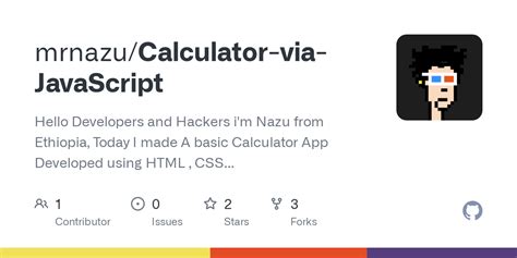 Calculator Via JavaScript Index Html At Main Mrnazu Calculator Via JavaScript GitHub