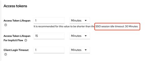 Ux Review Realm Settings Tokens Sso Session Idle Should Be A