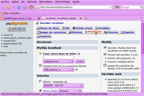 Xampp Y Mysql ANIME LINUX STYLE IN THE WORLD