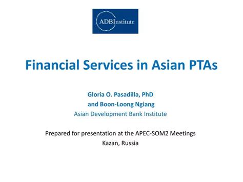 Ppt Financial Services In Asian Ptas Powerpoint Presentation Free Download Id2974772