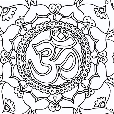Om Coloring Pages