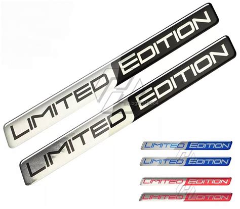 Нови емблеми за кола ”limited Edition” 106 мм 11 мм Аксесоари Резервни части консум