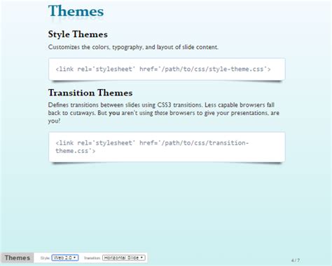 Gallery Slideshow Templates Free Web Alternative To PowerPoint And Keynote In HTML CSS N