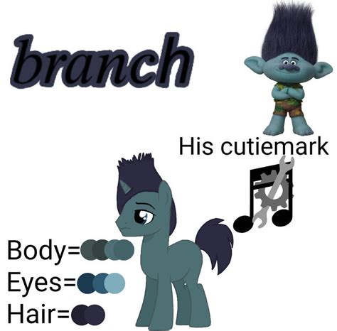 Trolls X Mlp Branch By Shadowartsgirl On Deviantart