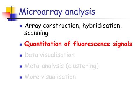 PPT MicroArray Image Analysis PowerPoint Presentation Free Download ID
