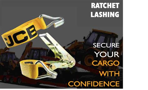 Yellow JCB Cargo Ratchet Lashing For Loading Shipping At Piece In Mumbai