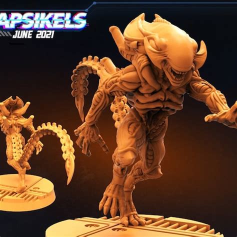 Xeno Brood Mother Large And Epic Aliens Vs Humans 32mm Scale Etsy