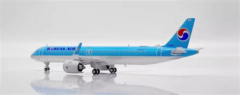 Korean Air Airbus A321neo Airplane Model Hl8505 1400 Scale