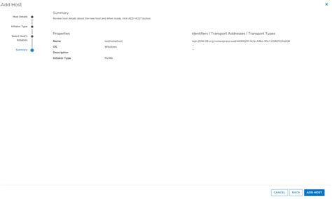 How To Add NVMe Host To PowerStore StorageArea Network