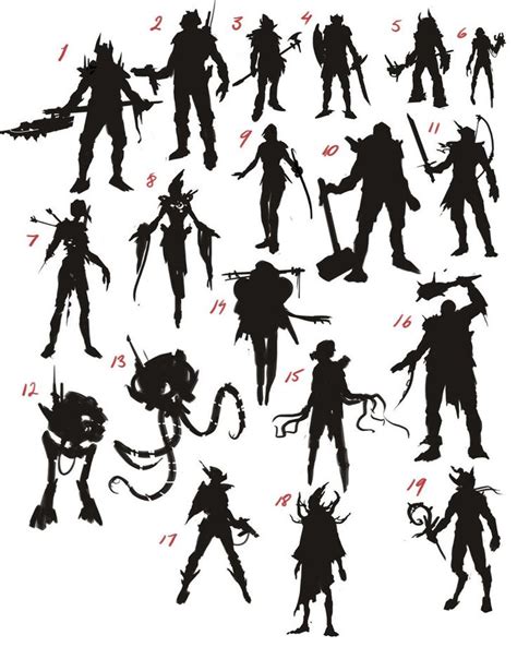 125 Best Character Design Silhouette Images On Pinterest Silhouette