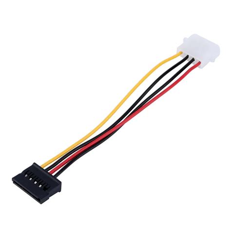 4pin Serial Ata Sata 4 Pin Ide Molex To 2 Of Double 15 Pin Hdd Power ...