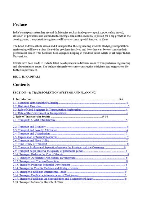 Transportation Engineering Pdf 43395 Traffic Engineering And Transport Planning By Kadiyali Pdf