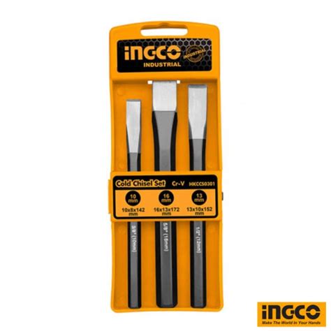 INGCO Cold Chisel Set 3 PCs Industrial Tool Lk