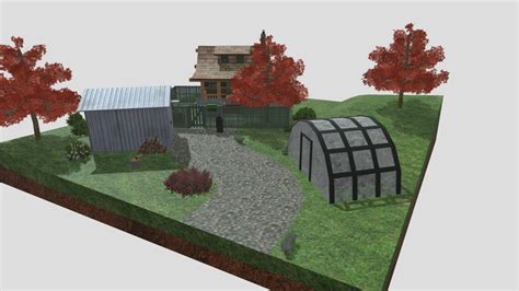 Dae Diorama Grandmas House 3d Model By Jonas Collin Jonasc