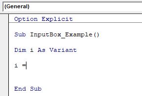 VBA InputBox Function How To Create InputBox Store Values