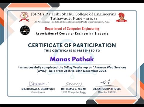 Manas Pathak On Linkedin Awsworkshop Cloudcomputing Aws Learning Techskills
