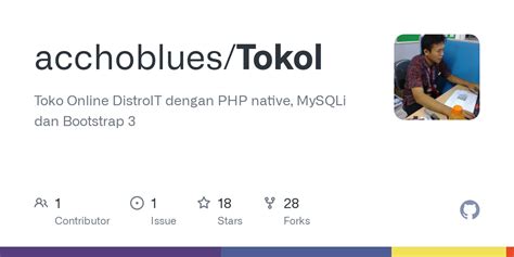 GitHub Acchoblues Tokol Toko Online DistroIT Dengan PHP Native