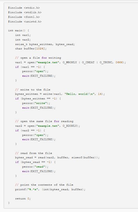 Solved 1 Write The Names Of All The File Descriptors In