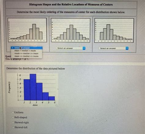Solved Determine The Distribution Of The Data Pictured In