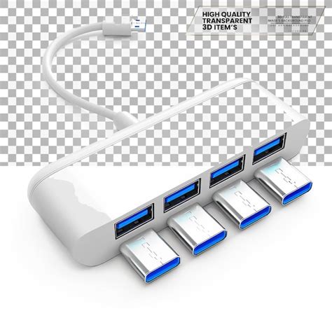 USB Hub A Device That Expands A Single USB Port Into Multiple Ports On