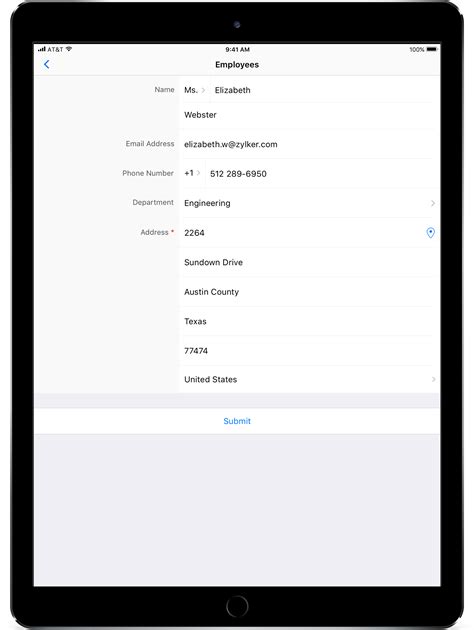 Understand Field Label Placement In Forms For Tablet Manageengine Appcreator Help