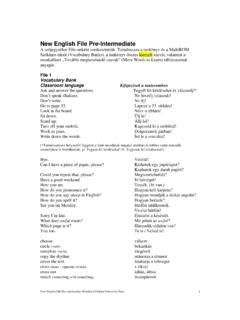 New English File Pre-Intermediate / new-english-file-pre-intermediate ...