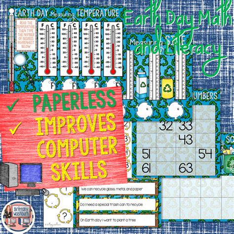 Earth Day Digital Interactive Notebook Primary