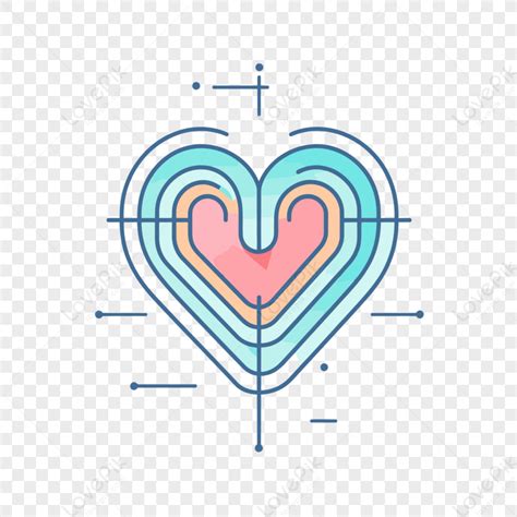 선 그림 모양의 선형 심장 벡터심장 박동ui Png 일러스트 무료 다운로드 Lovepik