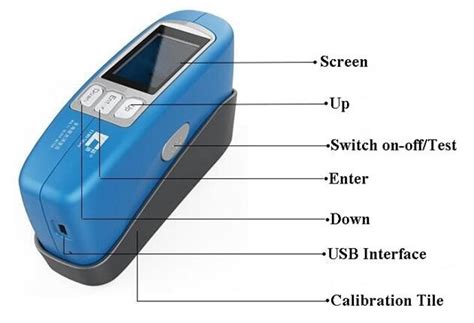 Digital Three Angles Gloss Measurement Instruments Gloss Meter For Marble