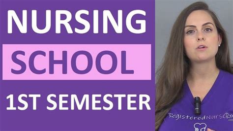 What To Expect During The First Semester Of Nursing School What Is