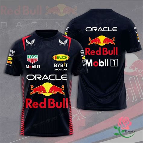 Oracle Red Bull Racing 2023 Team Shirt Red Bull F1 T Shirt F1 Merchandise Red Bull Team