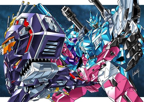 Great Thing And King Poseidon Transformers And 3 More Drawn By