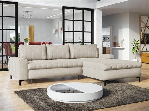 Ecksofa Novnia Mit Bettkasten Und Schlaffunktion ⇒ Versand 0