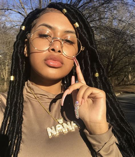 Baddiepins123♡ Curly Hair Styles Braided Hairstyles Faux Locs