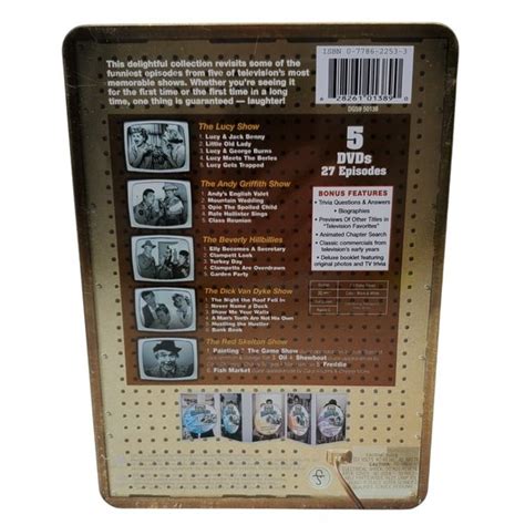Madacy Entertainment Media Tv Nostalgia Dvd Tin Box Set Lucy Andy