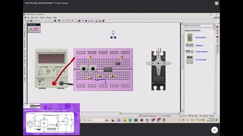 Servo Motor Is Controlled By Ic555 Youtube