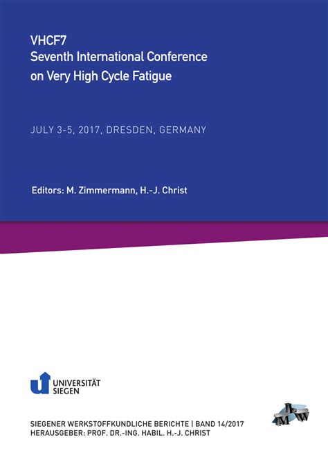 Pdf Assessment Of A Local Stress Strain Based Fatigue Crack Growth Model In High Cycle Fatigue