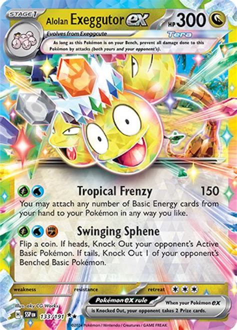 Tatsugiri Ex 142191 Sv08 Surging Sparks Pokemon